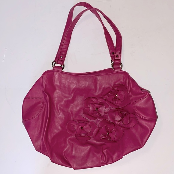 Nine & Co. | Bags | Nine Co Magenta Flower Purse | Poshmark